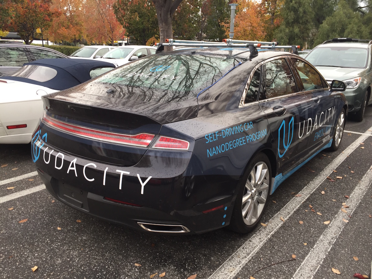 Udacity Self-Driving Car Spotted – The Last Driver License Holder…