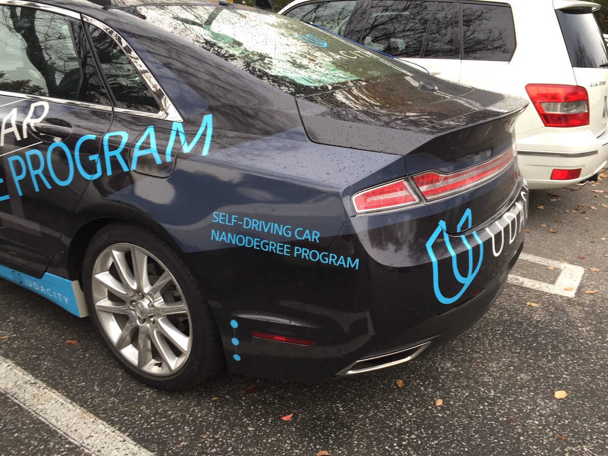Udacity Self-Driving Car Spotted – The Last Driver License Holder…