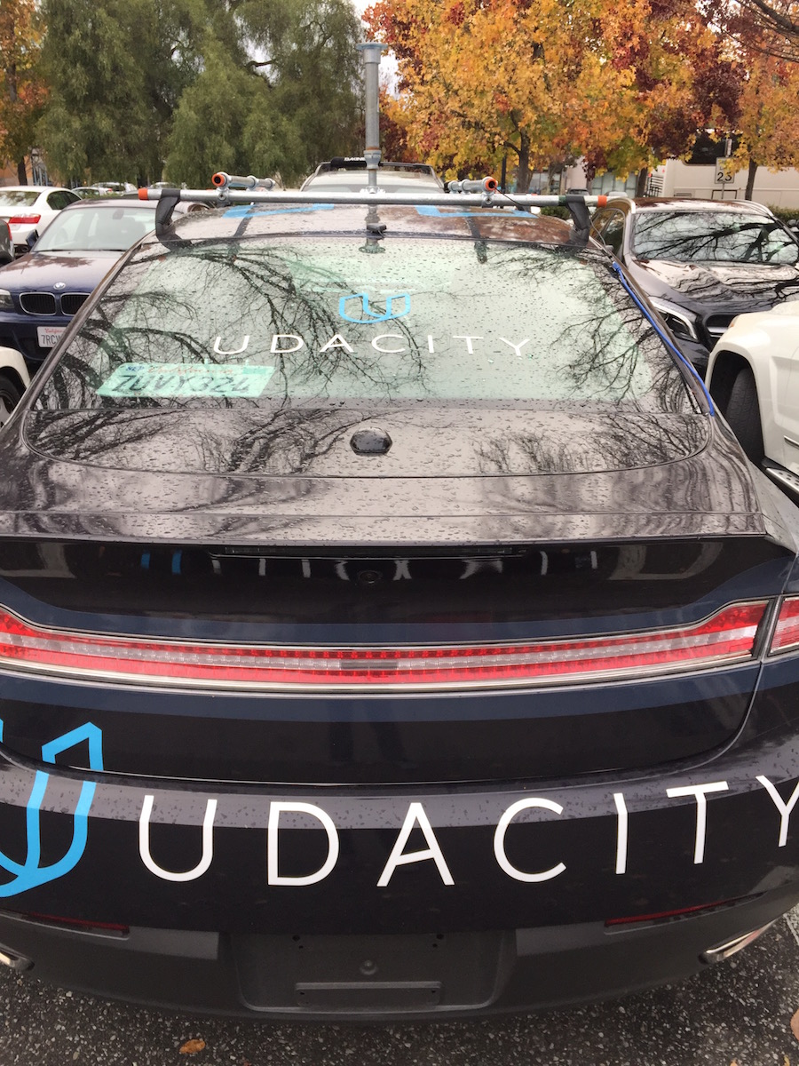 Udacity Self-Driving Car Spotted – The Last Driver License Holder…