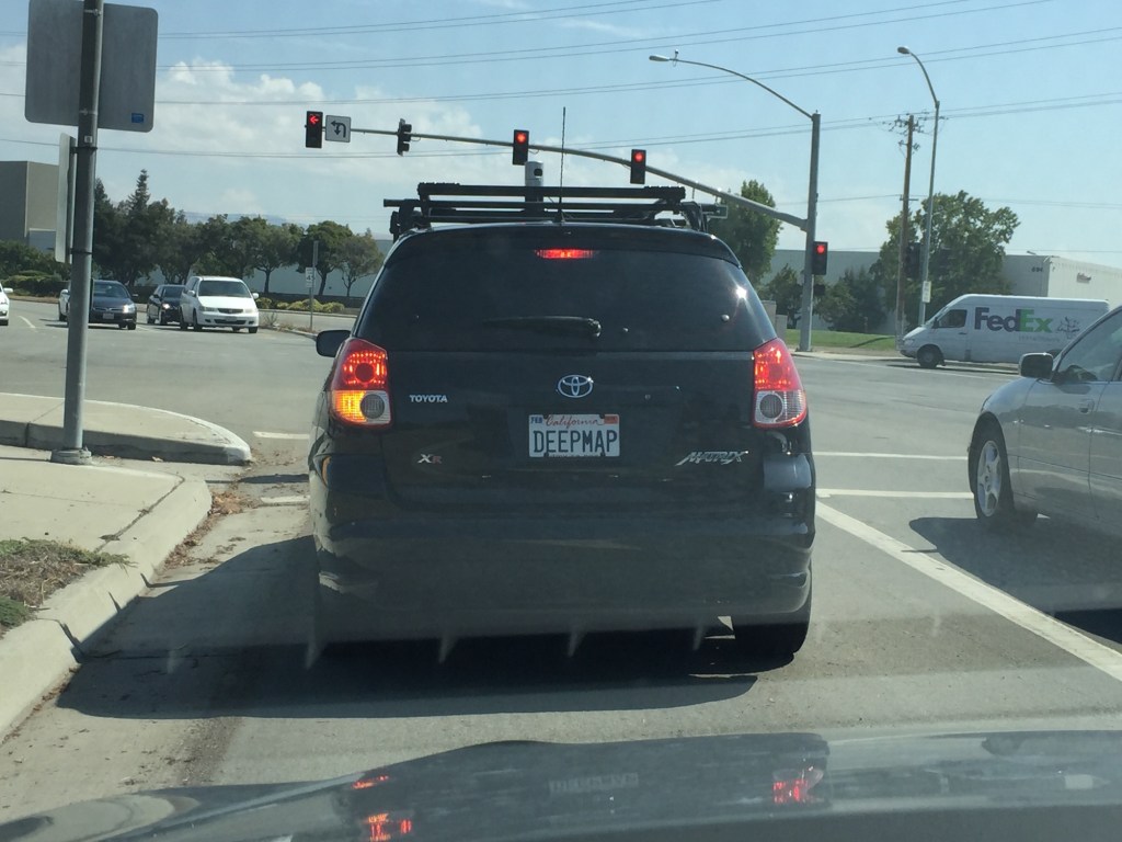 DeepMap-Vehicle Scans Streets in San Jose – The Last Driver License Holder…