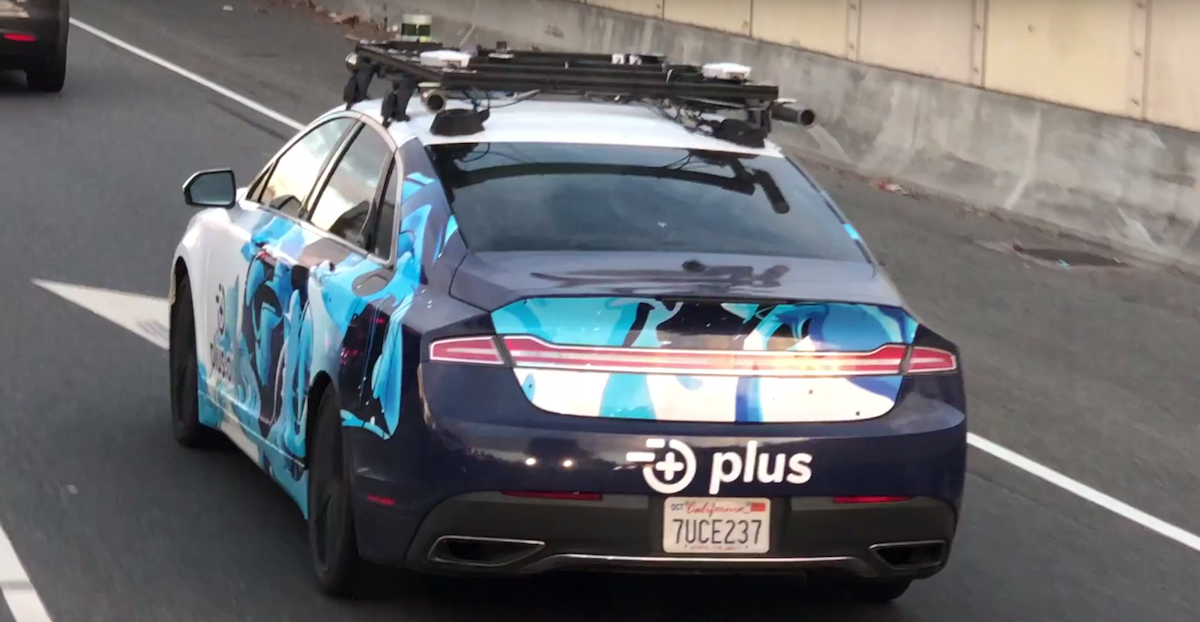 PlusAI Vehicle Spotted – The Last Driver License Holder…