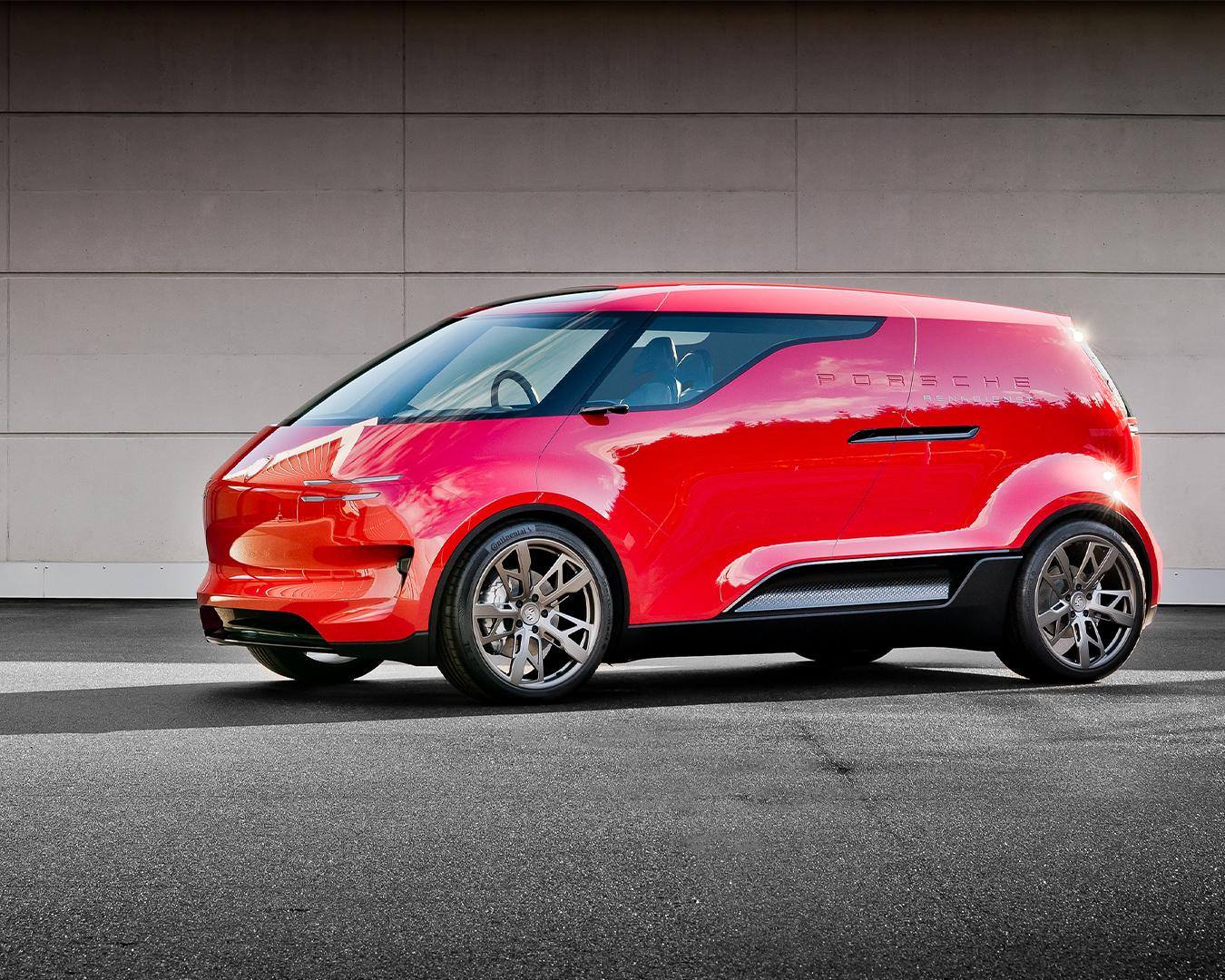 Porsche Bus: Bright Red and Autonomous – The Last Driver License Holder…