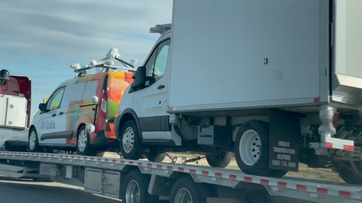 Gatik.AI Trucks Spotted – The Last Driver License Holder…