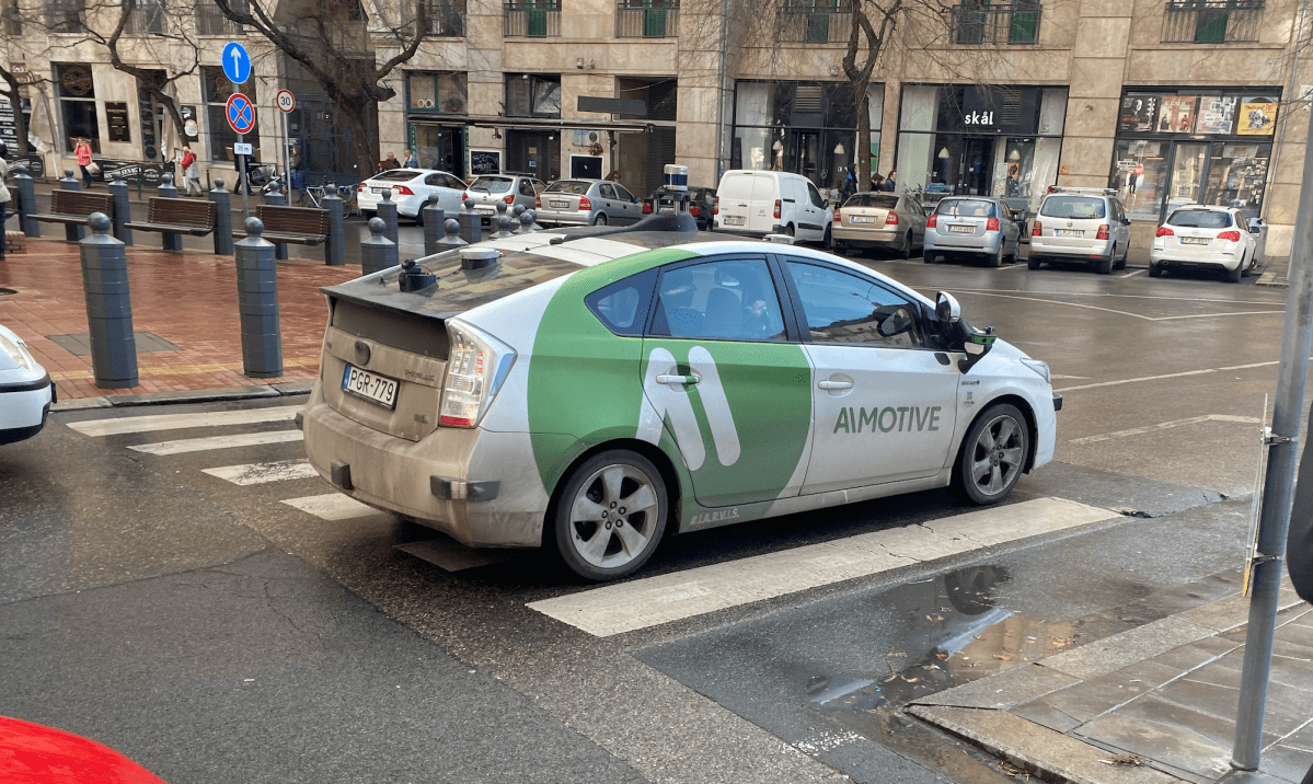 aiMotive Vehicle Spotted in Budapest – The Last Driver License Holder…