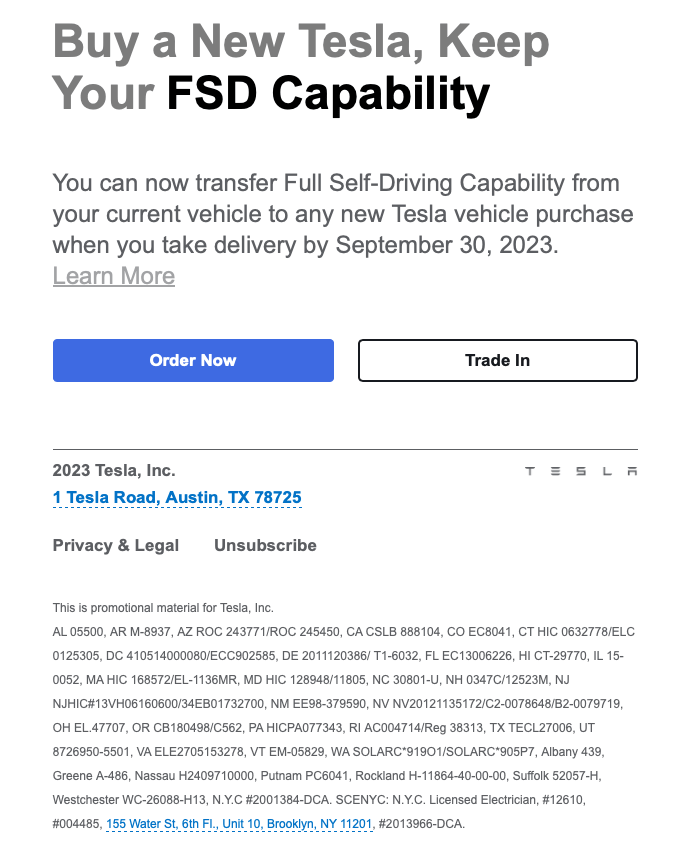 Tesla Offers Free Transfer of FSD Software From Old to New Tesla – The ...