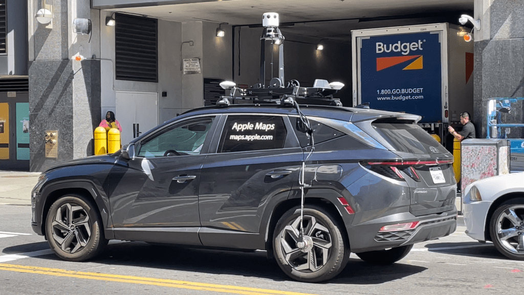 Apple Maps Vehicle in San Francisco – The Last Driver License Holder…