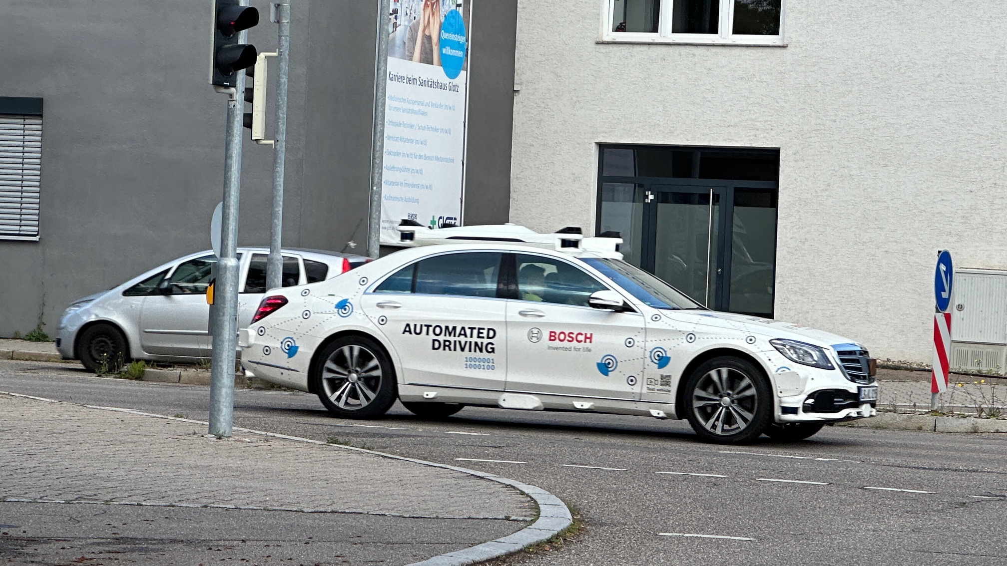 Bosch Automated Driving Vehicles Spotted – The Last Driver License Holder…