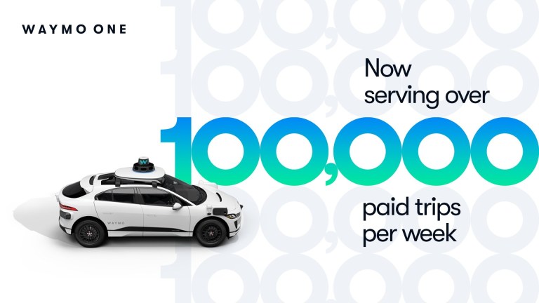 Waymo Reaches 100,000 Paid Trips per Week – The Last Driver License Holder…