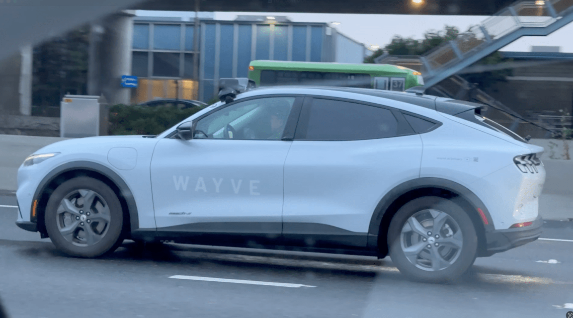 Wayve Vehicle Spotted on HWY 101 – The Last Driver License Holder…
