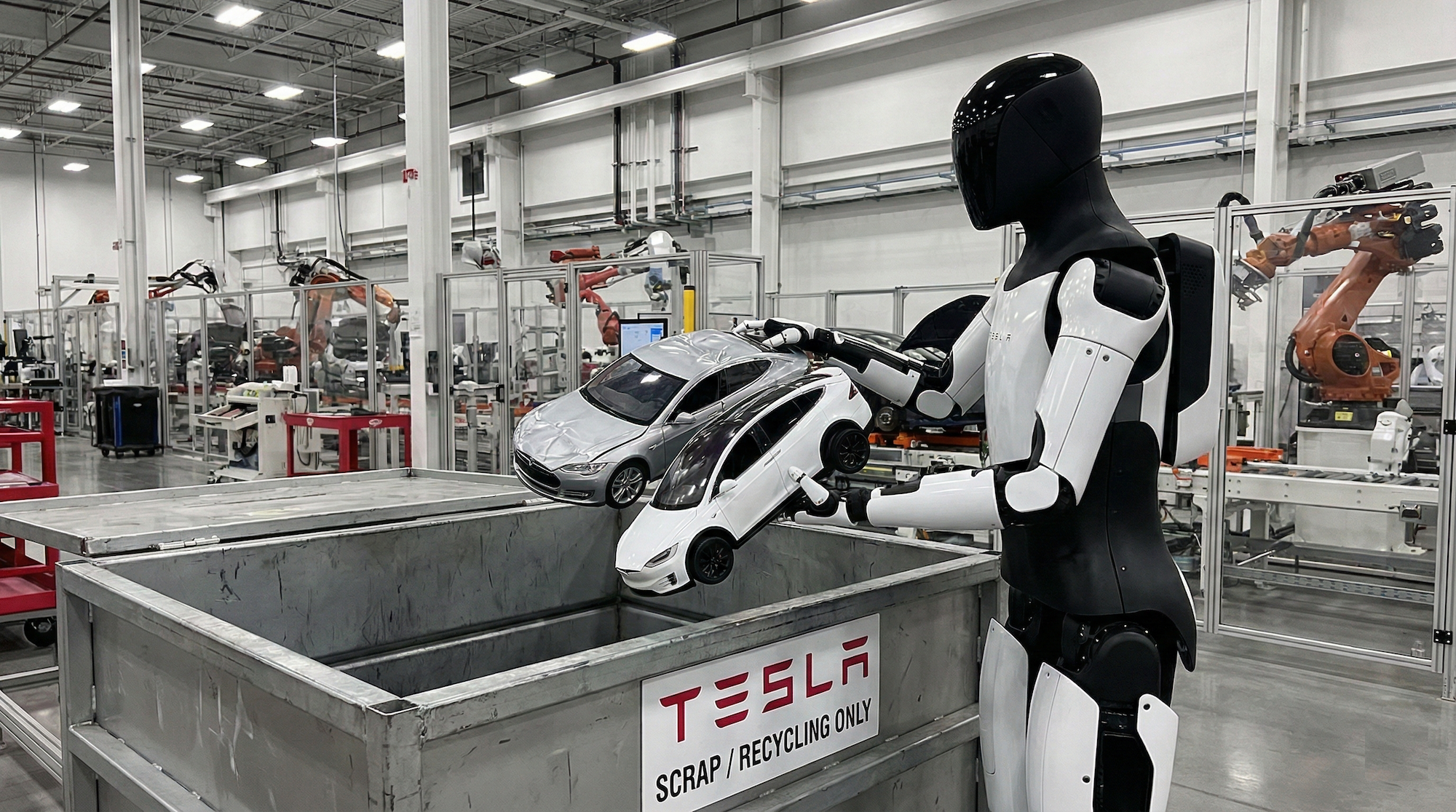 Tesla Discontinues Model S & X Production in Favor of Humanoid Robots ...